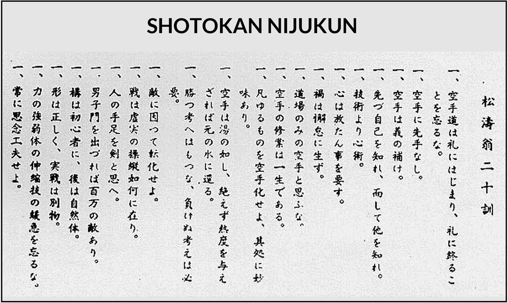 SHOTOKAN KARATE - WINNERS KARATE FOUNDATION